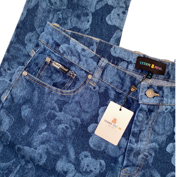 Teddy Fresh | Jeans | Teddy Fresh Bear Print Jeans | Poshmark